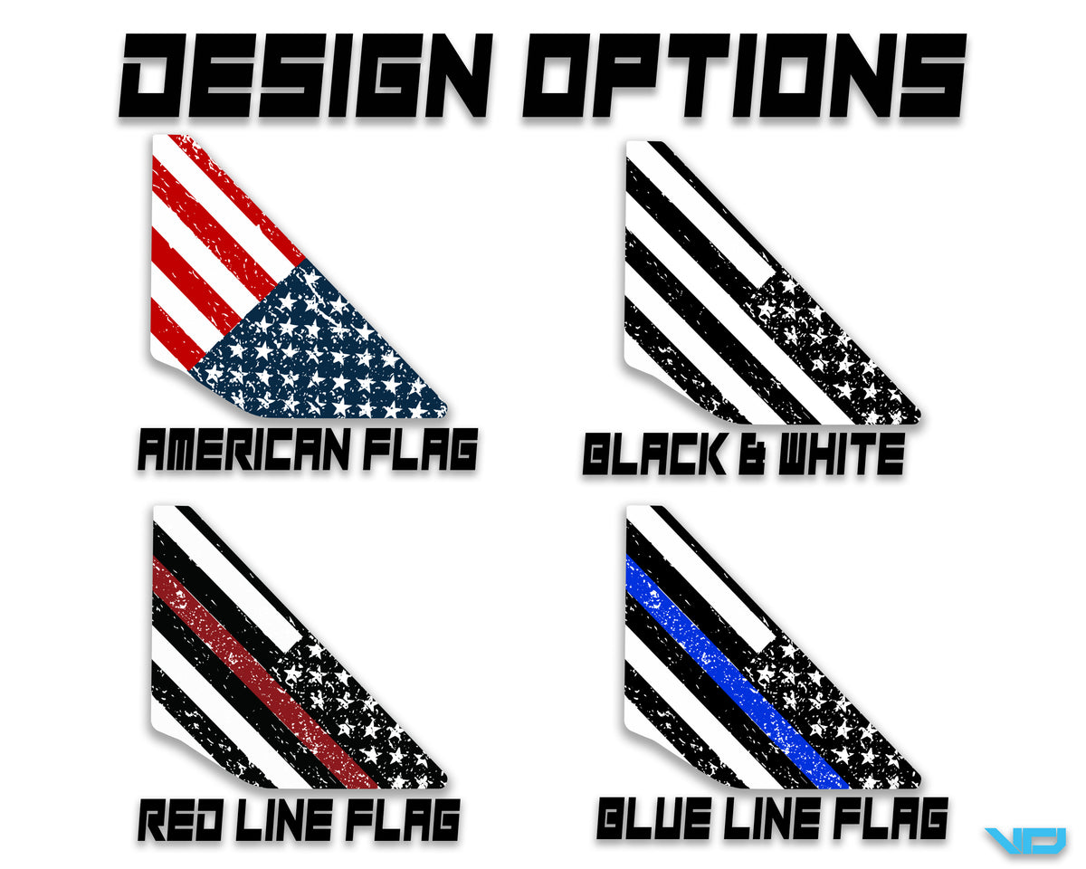 Bronco Window Corner Trim Insert Wrap - American Series - 2021+ Ford B ...