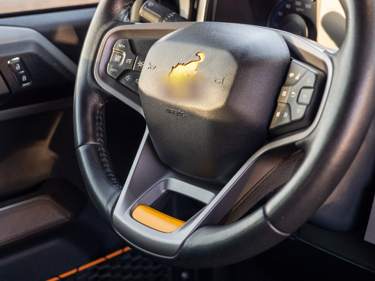 Bronco Lower Steering Wheel Color Overlay Insert Stripe Decal Graphics ...