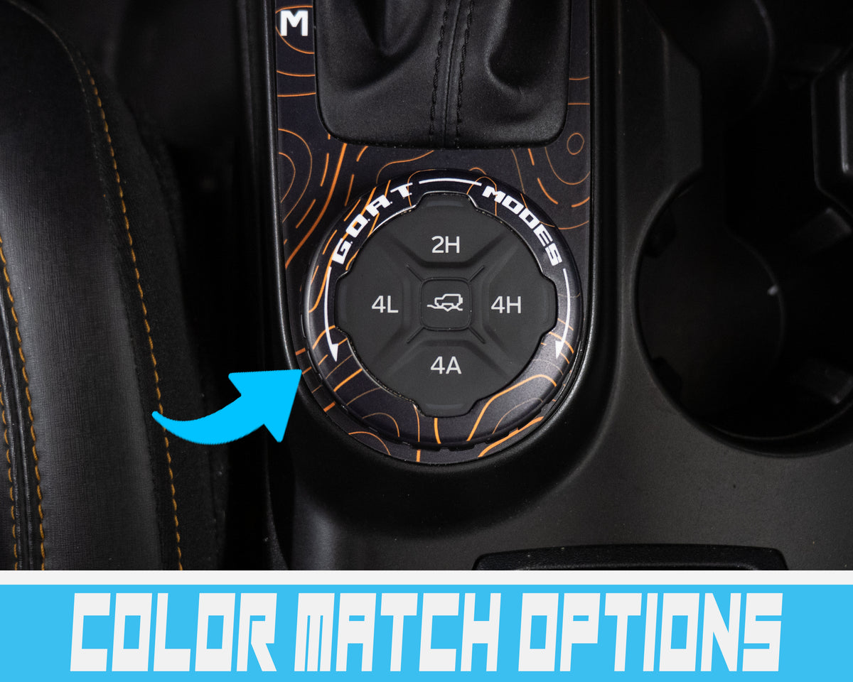 Bronco GOAT Dial Overlay Wrap - Topography Series - 2021+ Ford Bronco ...